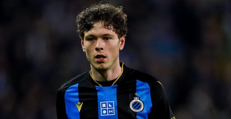 Skov Olsen (Club Brugge) snel naar de kant: "Ik schrok een beetje ...