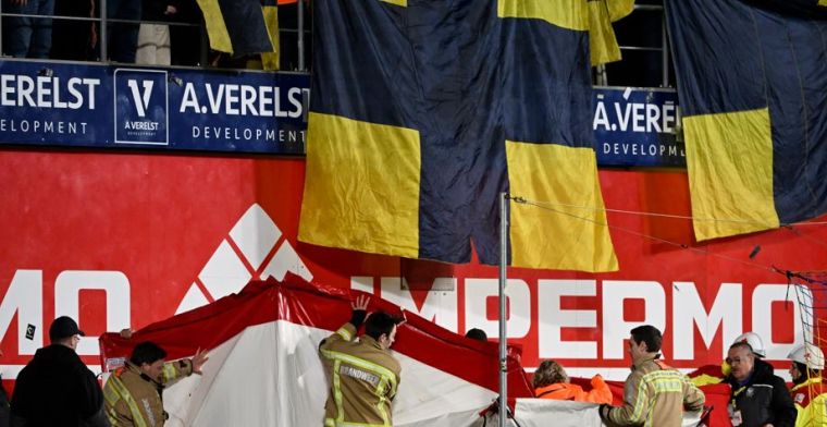 UPDATE: 'STVV-fan die uit de tribune viel, kan zijn verhaal navertellen ...