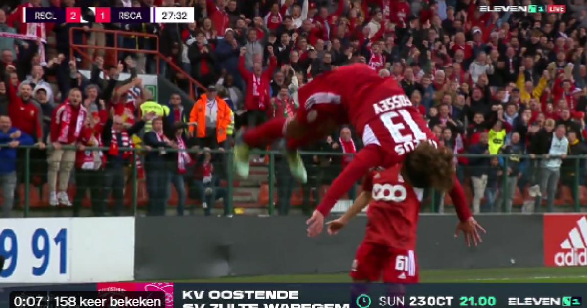 Fossey (Standard) pakt uit met heerlijke viering tegen Anderlecht ...