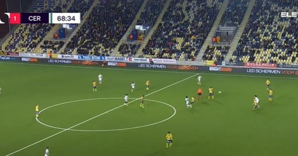 Herbekijk de heerlijke assist van Denkey (Cercle Brugge) tegen STVV - Voetbalprimeur